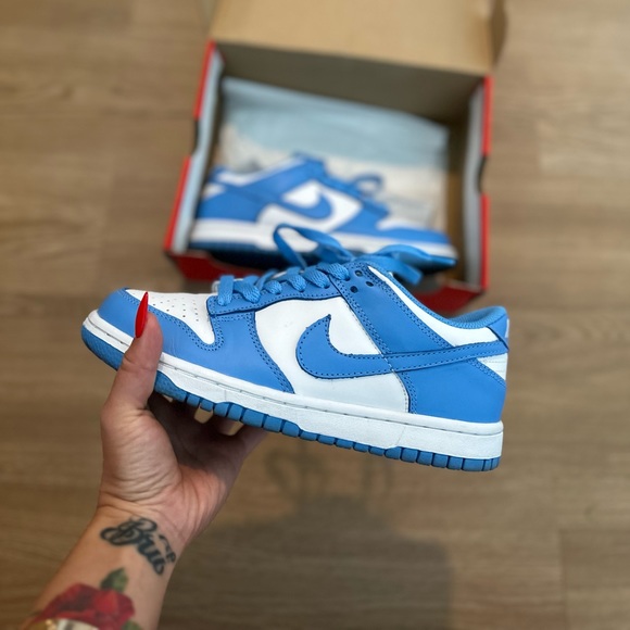 Nike | Shoes | Nike University Blue Dunks Size 5y | Poshmark